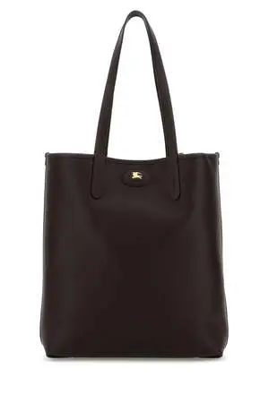 Burberry Dark Leather Bloomsbury Shopping Bag - Brown