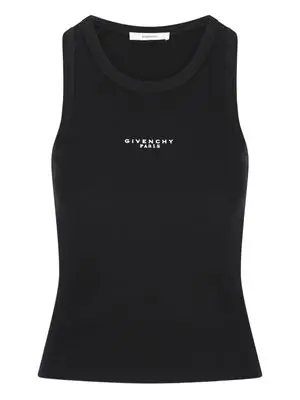 Givenchy Logo Cotton Tank Top - Multicolor