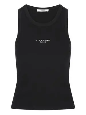 Givenchy Logo Cotton Tank Top - Multicolor