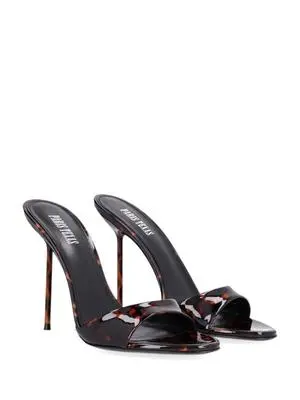 Paris Texas Patent Leather Lidia Mule - Brown