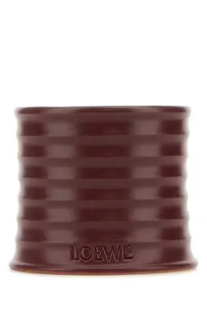Loewe Small Beetroot Scented Candle - Brown