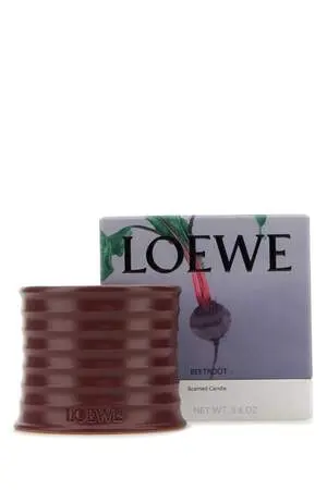 Loewe Small Beetroot Scented Candle - Brown