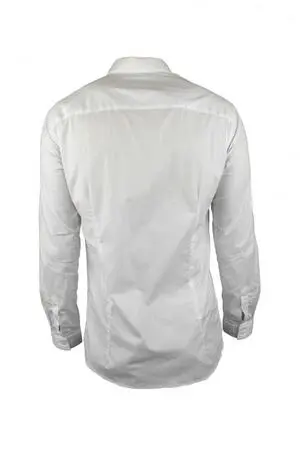 Philipp Plein Diamond Cut Ls Iconic Shirt - White