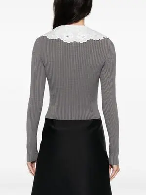 SELF-PORTRAIT Collar-detail Sweater