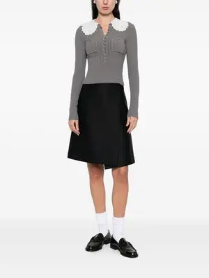 SELF-PORTRAIT Collar-detail Sweater
