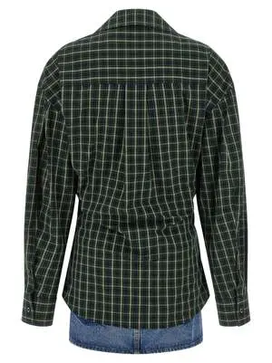 Alexander Wang Wallet Shirt Dress - Green