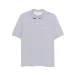 Brunello Cucinelli Grey Polo Shirts