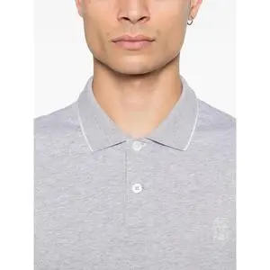 Brunello Cucinelli Grey Polo Shirts