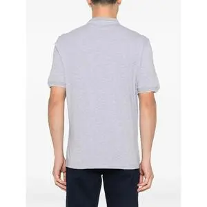Brunello Cucinelli Grey Polo Shirts