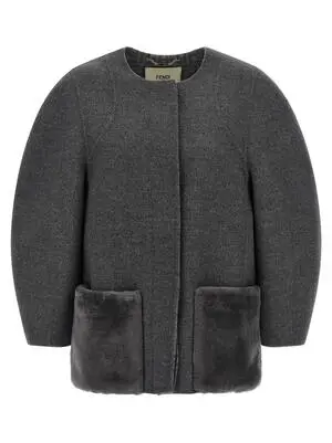 Fendi Cocoon Blouson - Gray