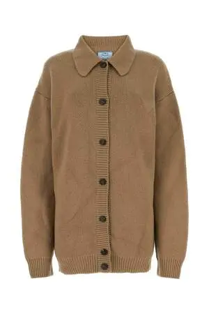 Prada Cashmere Cardigan - Brown