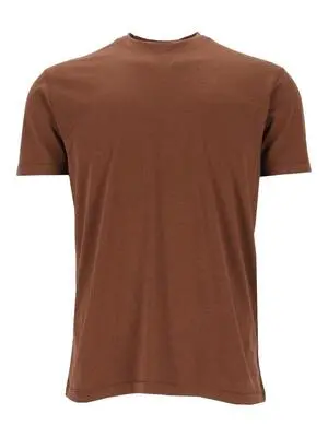 TOM FORD Crew Neck T-shirt - Brown