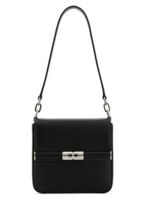 Dolce & Gabbana Leather Marlene Shoulder Bag - Black