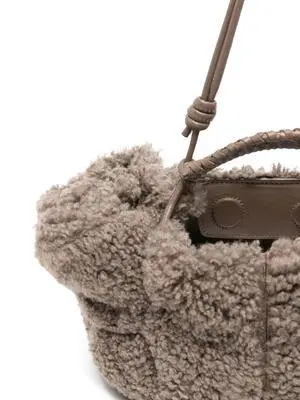 Hereu Arta Mini Shearling Tote - Multicolor