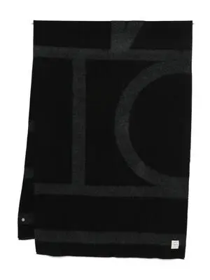 TOTEME Wool Monogram Scarf - Multicolor