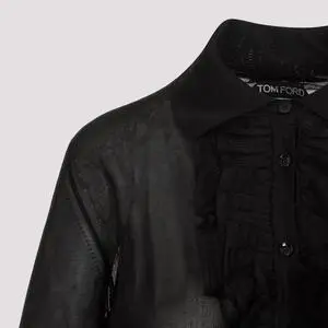 TOM FORD Ruffled Viscose Shirt