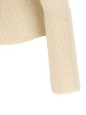 Rick Owens Wool Off-shoulder Sweater