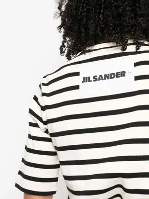 JIL SANDER Striped Cotton T-shirt