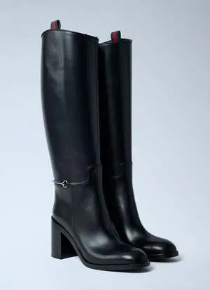 Gucci Slim Clamp Knee-high Boots
