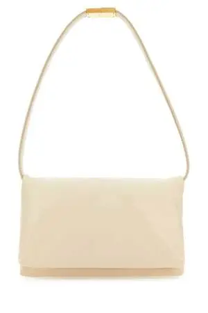 MARNI Marni Women Ivory Leather Prisma Shoulder Bag