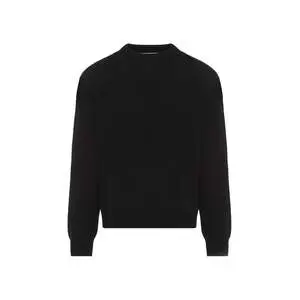 JIL SANDER Virgin Wool-blend Pullover - Black