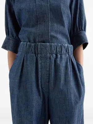 JIL SANDER Cotton Wide-leg Trousers