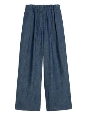 JIL SANDER JIL SANDER Cotton Wide-Leg Trousers Multicolor
