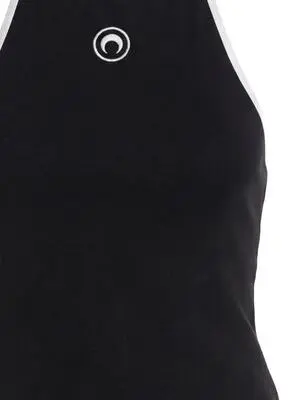 MARINE SERRE Moon Cotton Tank Top - Multicolor