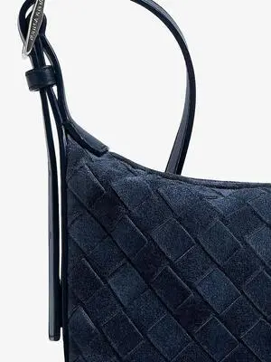 Bottega Veneta Traveler Suede Shoulder Bag