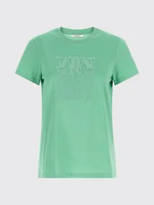 Max Mara Cotton Logo T-shirt - Green