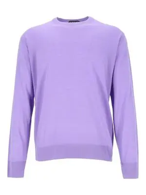TOM FORD Merino Wool Crew-neck Sweater - Purple