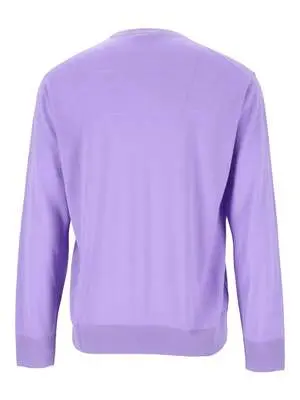 TOM FORD Merino Wool Crewneck Sweater - Purple