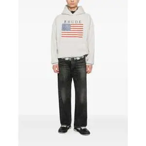 Rhude Grey Sweaters & Knitwear Hoodies