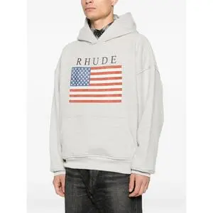 Rhude Grey Sweaters & Knitwear Hoodies