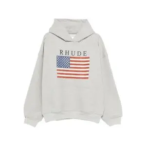 Rhude Grey Sweaters & Knitwear Hoodies - Gray