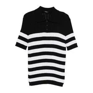 Balmain Polo Shirts - Black