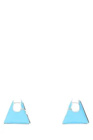 Bottega Veneta Light Silver Essentials Earrings