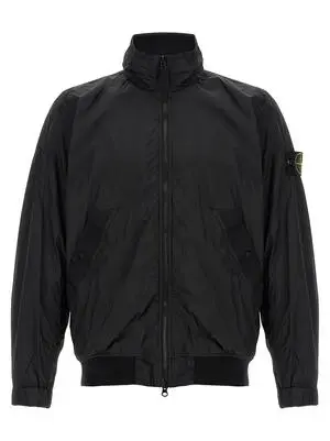 Stone Island STONE ISLAND 4100111 Lightweight Nylon Reps Jacket Black