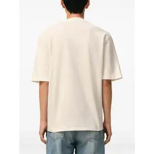 AMI Paris Neutrals T-shirts & Vests T-shirts