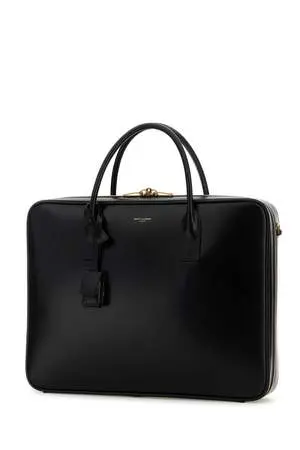 Saint Laurent Large Sac De Jour Briefcase In Leather