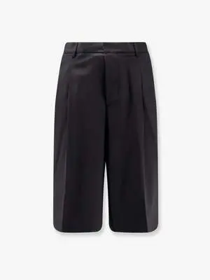AMI Paris Virgin Wool Shorts - Multicolor