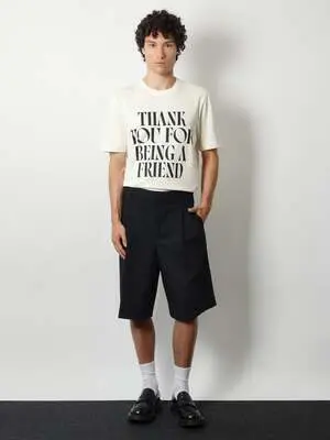 AMI Paris Virgin Wool Shorts