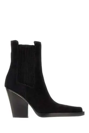 Paris Texas Suede Ankle Boots - Multicolor