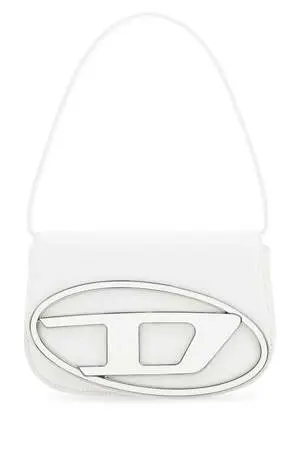 DIESEL® Leather 1dr Shoulder Bag - White