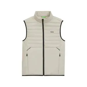 BOSS Padded Water-repellent Gilet - Cream