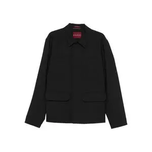 Gucci Grey Jackets Shirt Jackets - Gray