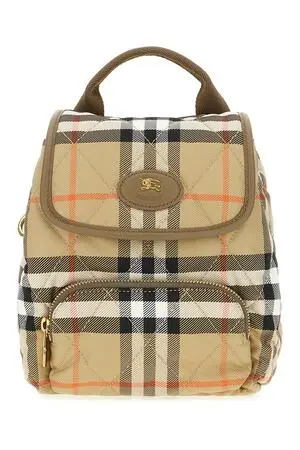 Burberry Quilted Backpack - Multicolor