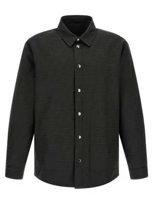Fendi Ff' Jacquard Overshirt - Black