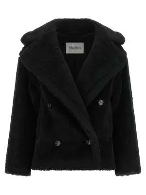 Max Mara Alcuno' Short Coat - Black