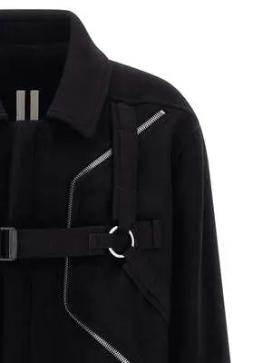 Rick Owens Blixa Jumbo Mac Zip-up Coat